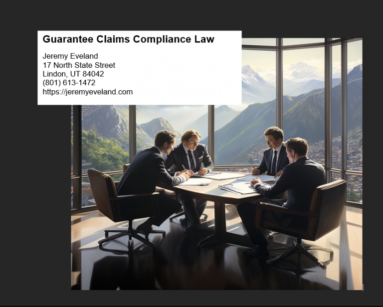 Guarantee Claims Compliance Law - Jeremy Eveland